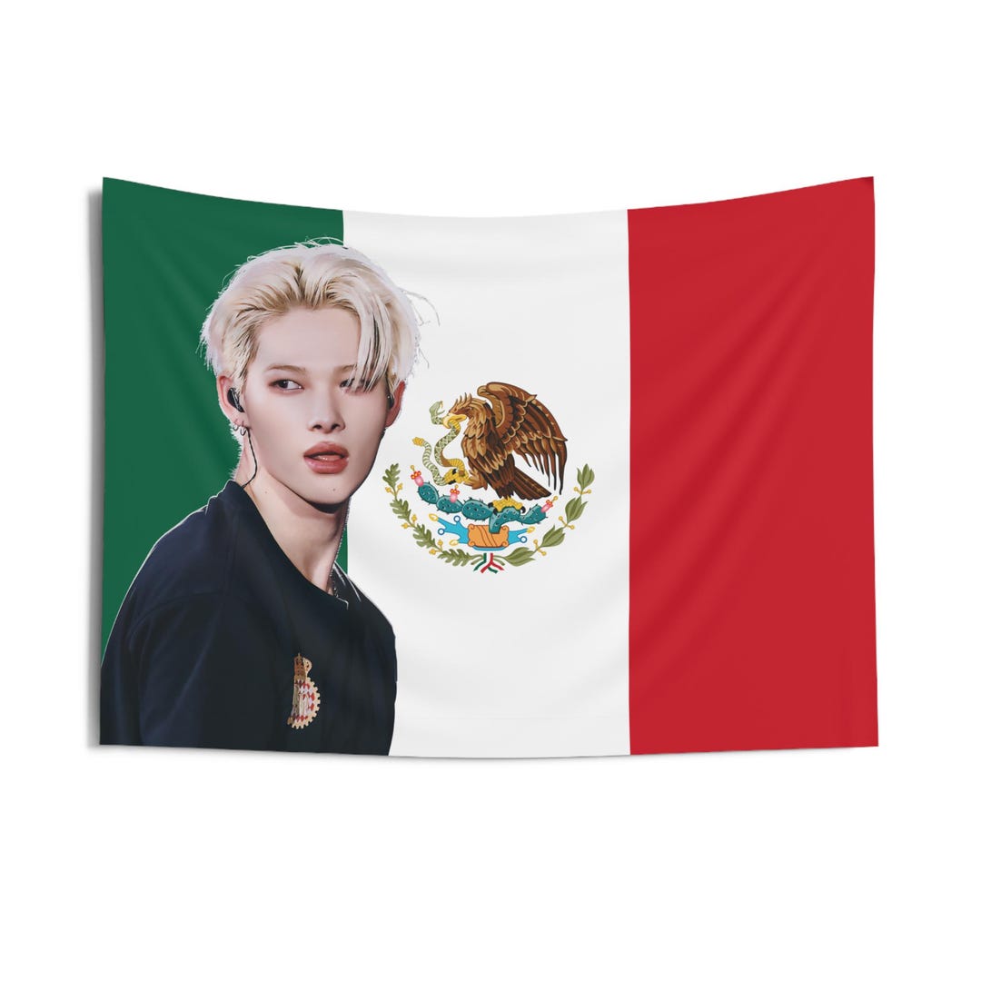 Enha Niki Stunning Visuals Mexican Flag, Enha Concert Banner, Enha Kpop ...