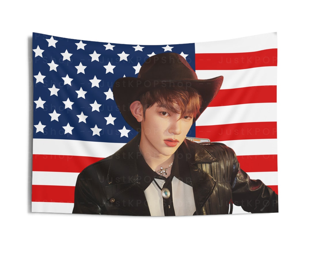 ZB1 Zhang Hao Cowboy American Flag, Zerobaseone Zhang Hao American ...