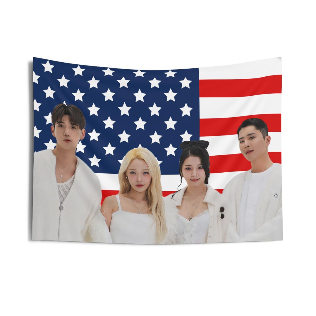 Kard Members Visuals American Flag, Kard Concert Banner, Kard Kpop Flag ...