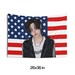 Enhypen Jake Wearing Hoodie Flag Banner, Enhypen Jake American Tapestry ...