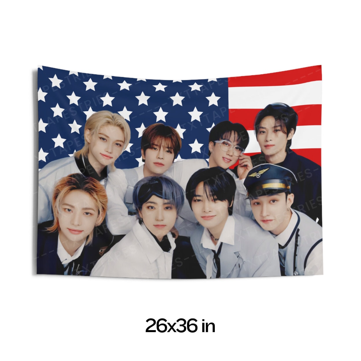 Stray Kids Members Photo Flag Banner Stray Kids American - Etsy