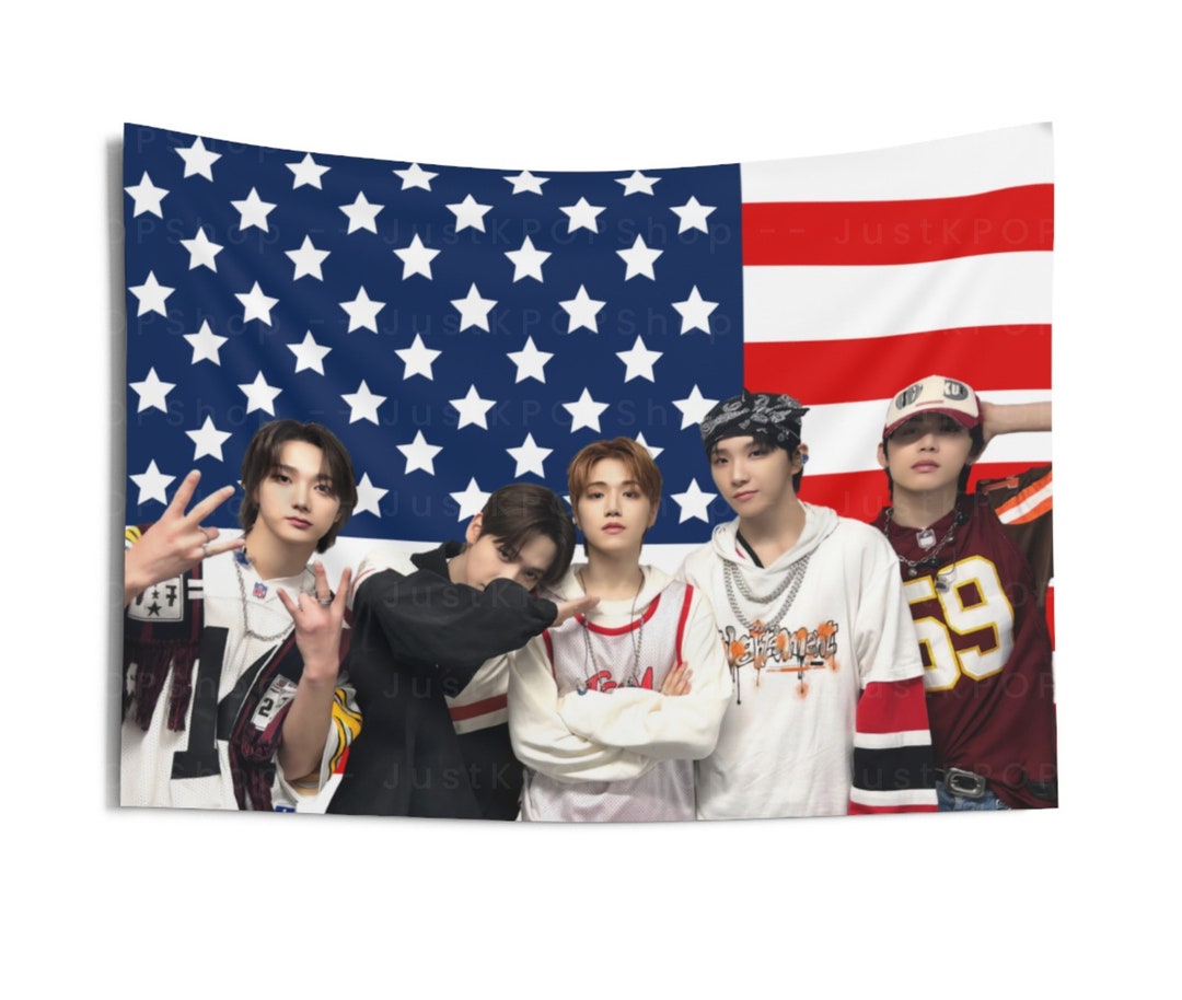 BND Members Handsome Boys Group Photo American Flag, Boy Next Door ...