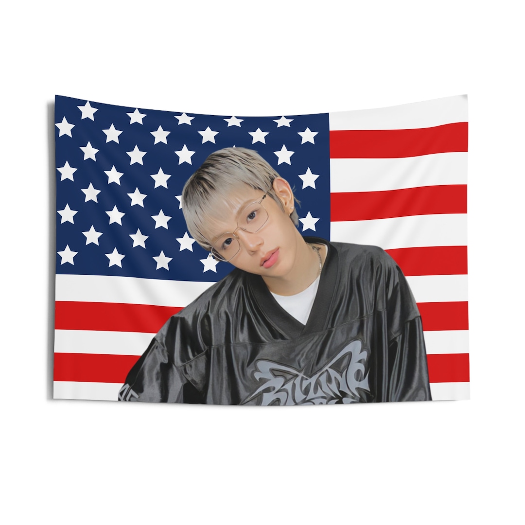 Riize Shotaro Silver Hair Photo Flag Banner, Riize Shotaro American ...