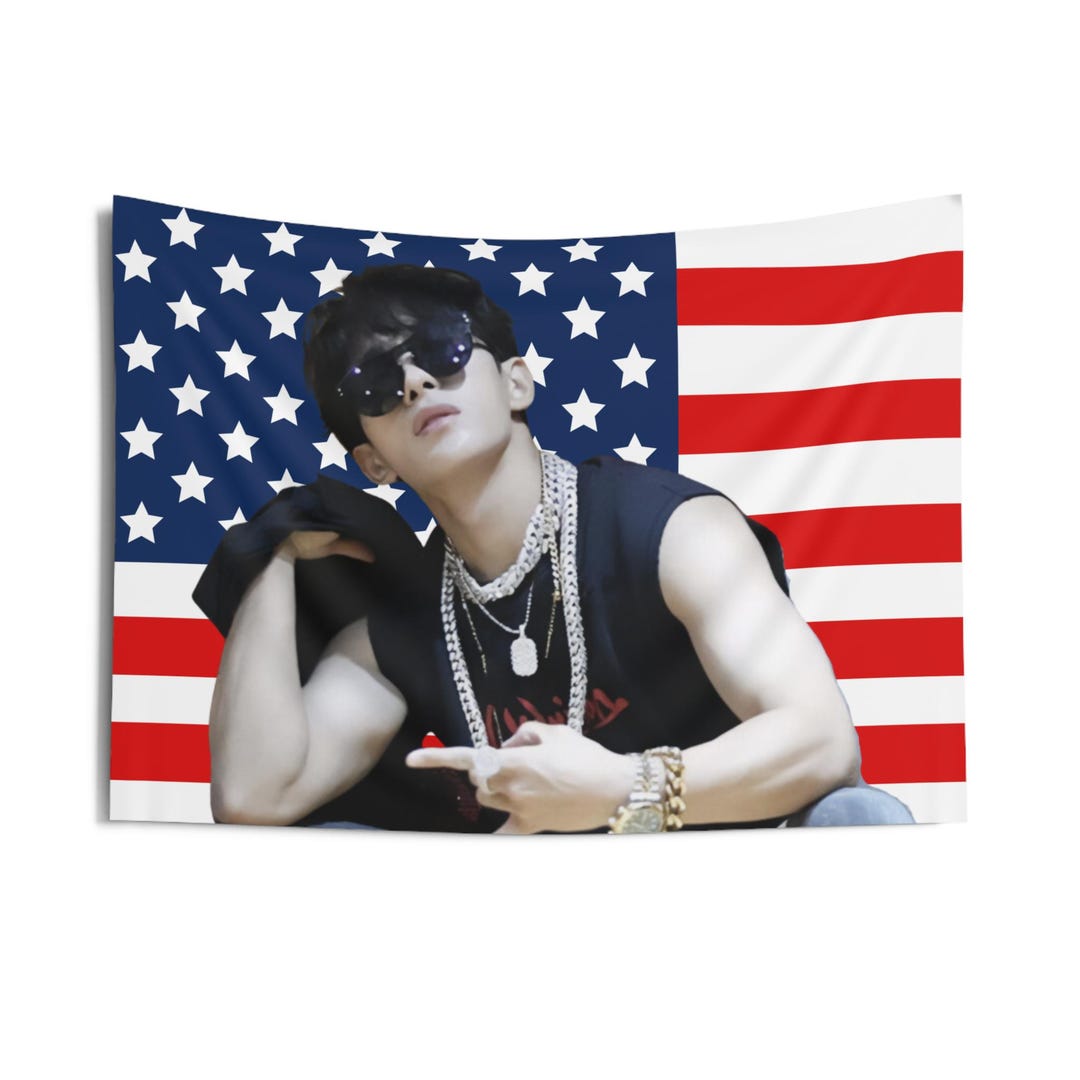 Svt DK Biceps American Flag, Svt Concert Banner, Svt Kpop Flag ...