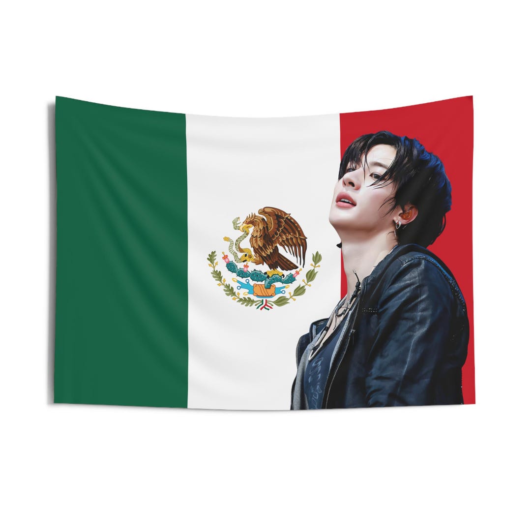 Riize Anton Black Outfit Mexican Flag, Riize Concert Banner, Riize Kpop ...