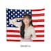 Loona Chuu Salute Flag Banner, Chuu American Flag Tapestry, Chuu Merch ...