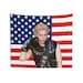 Stray Kids Felix Wearing Sleeveless Outfit Flag Banner, Felix American ...
