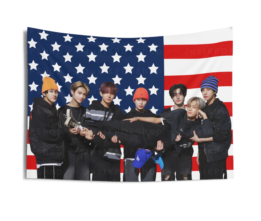 Enha Members Cute Photo American Flag, Enha Concert Banner, Enha Kpop ...