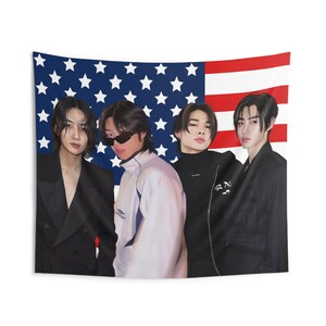 Jeonghan Minghao Niki and Sunghoon Flag Banner, Jeonghan Minghao Niki ...