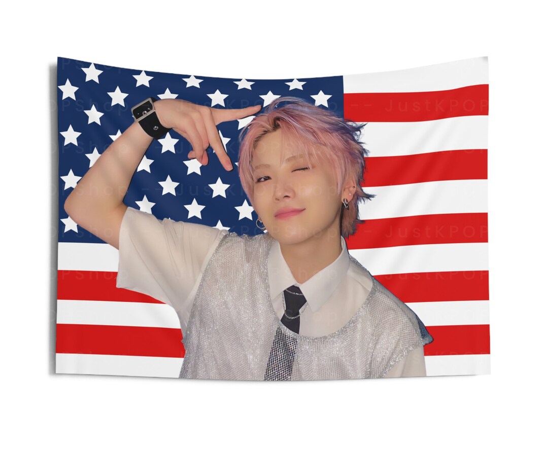 Andteam Yuma Cute Pose American Flag, &team Yuma American Tapestry ...