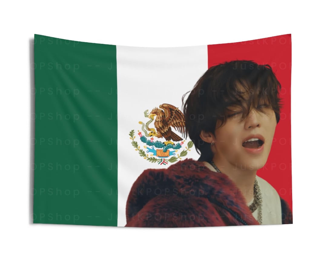 Scoups Wink Mexico Flag, Seventeen Kpop Flag, Seventeen Follow Again ...