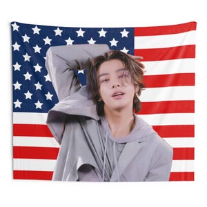 Enhypen Jake Insane Visuals American Flag, Enhypen Jake American ...