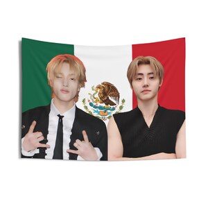 Enhypen Jake Sunghoon Mexico Flag, Enhypen Jake Sunghoon Mexican ...