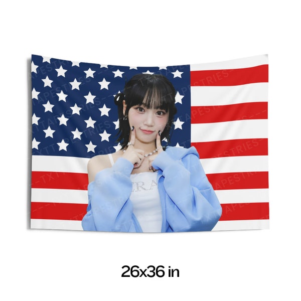 Le Sserafim Chaewon American Flag - Etsy