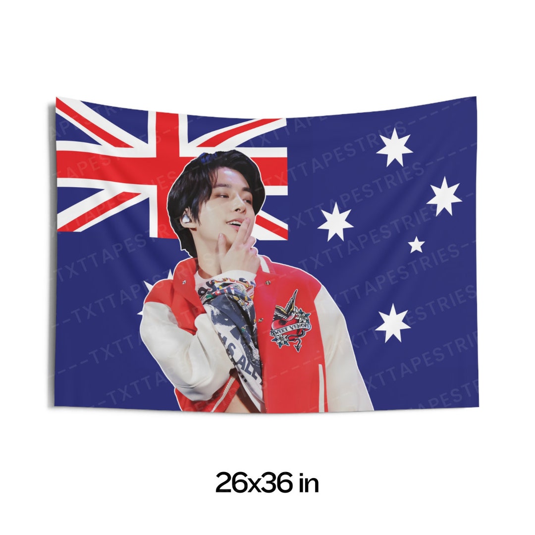Enhypen Jake Abs Reveal Australia Flag, Enhypen Jake Australian ...