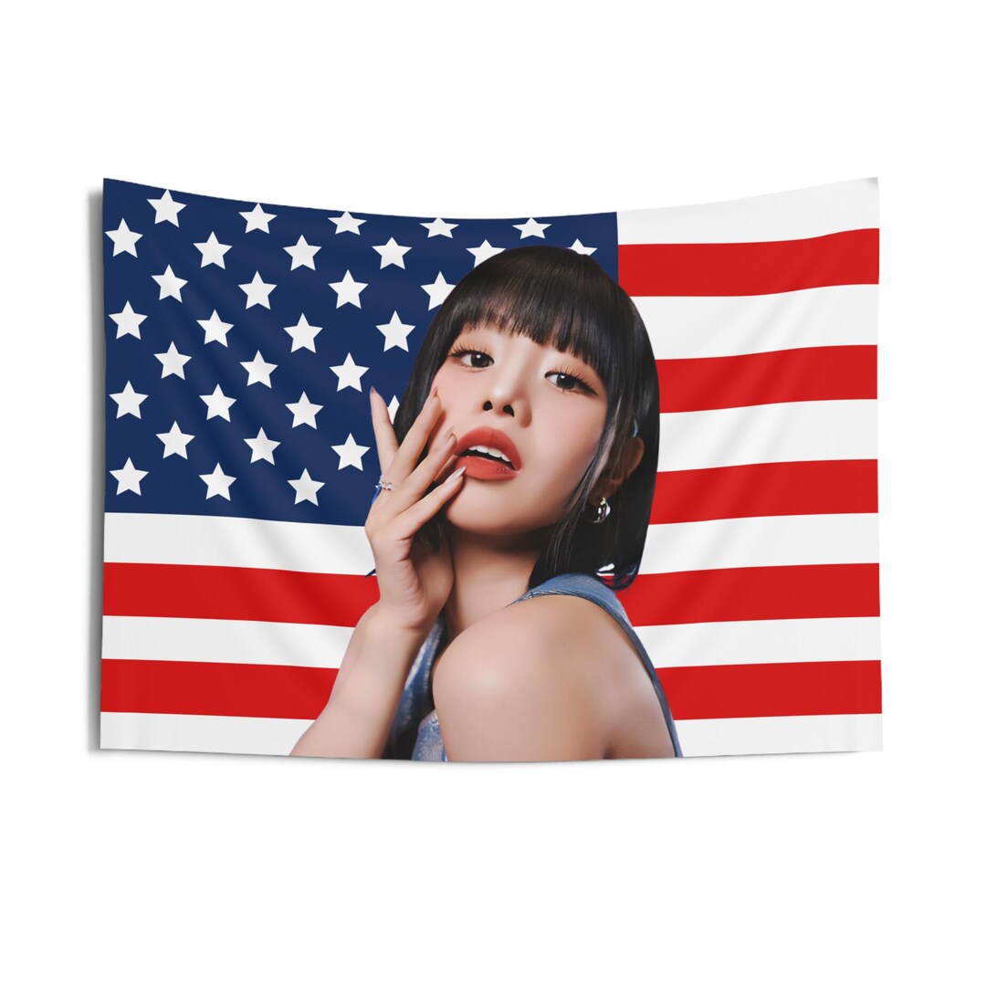 Kiof Natty Visuals American Flag, Kiss of Life Concert Banner, Kiss of ...