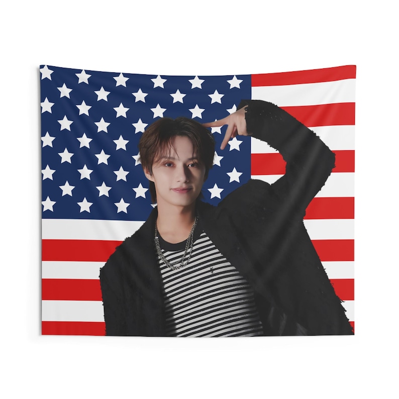 Svt Jun Cute Smile American Flag, Seventeen Concert Banner, Seventeen ...