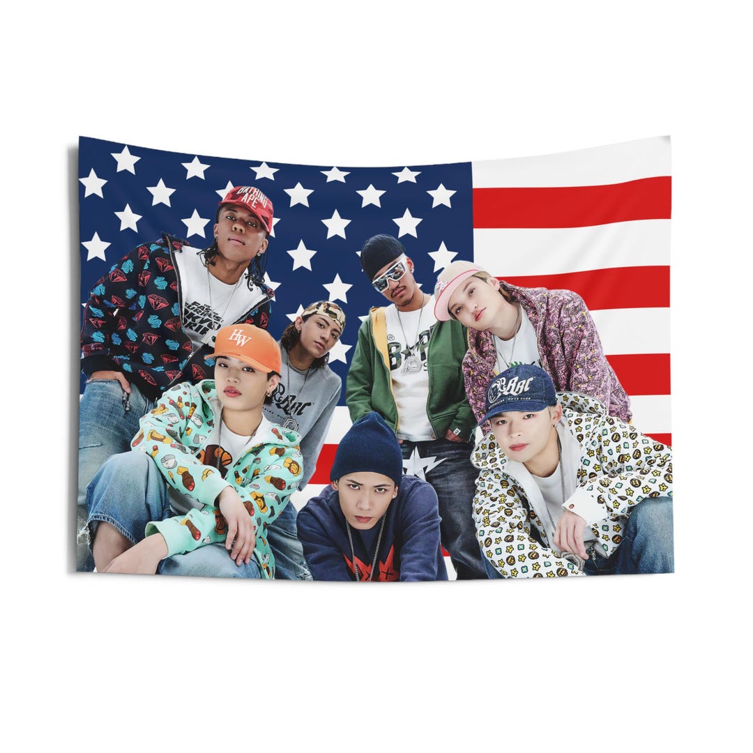 Psychic Fever Members American Flag, Psychic Fever Concert Banner ...