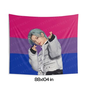 Stray Kids Felix Stunning Visuals Flag Banner, Felix Bisexual Flag ...