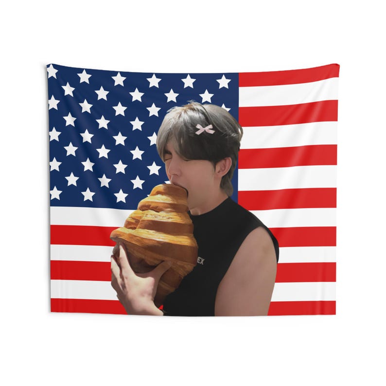 Scoups Croissant American Flag, Seventeen Kpop Flag, Seventeen Follow ...