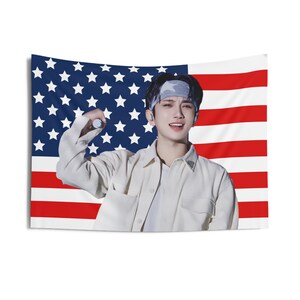 Svt Joshua Visuals American Flag, Seventeen Concert Banner, Seventeen ...