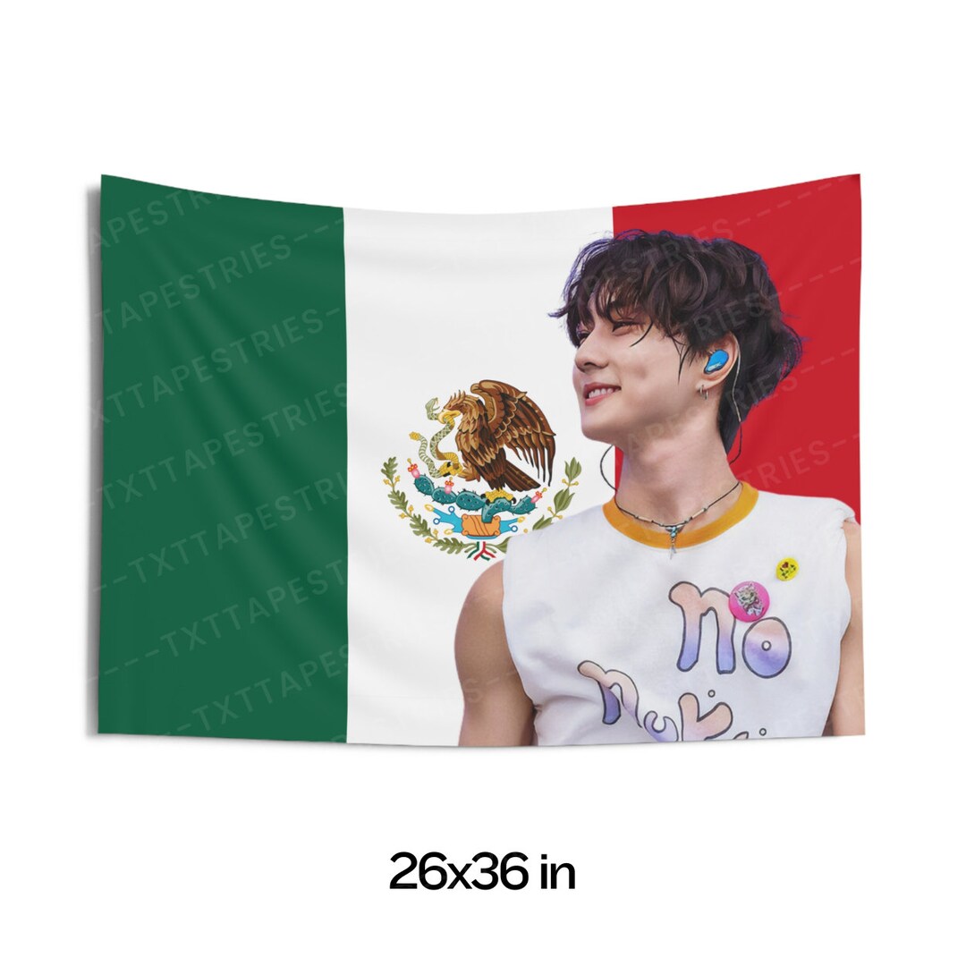 Enhypen Jungwon Dimple Flag Banner, Jungwon Mexican Tapestry, Jungwon ...