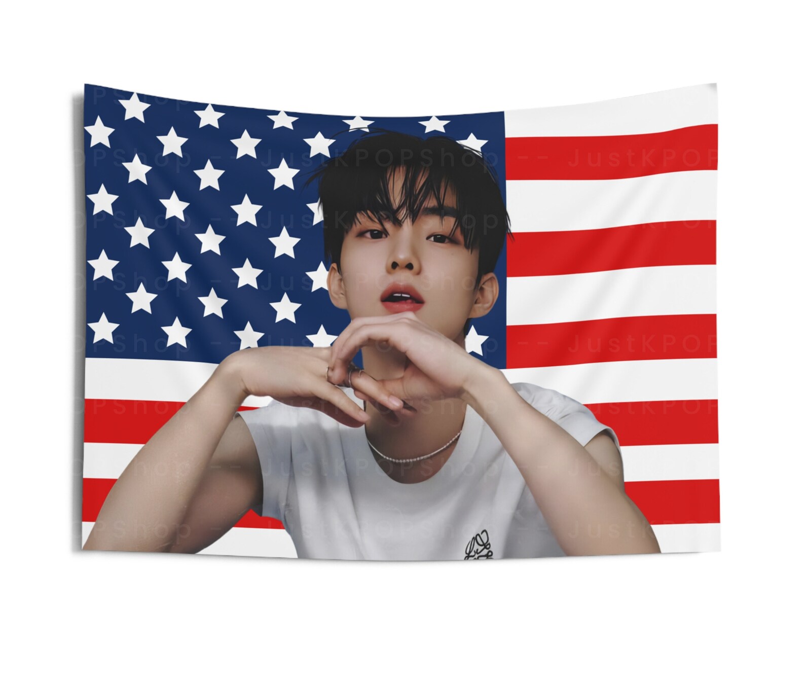 The Boyz Changmin American Flag, the Boyz Q American Tapestry, the Boyz ...