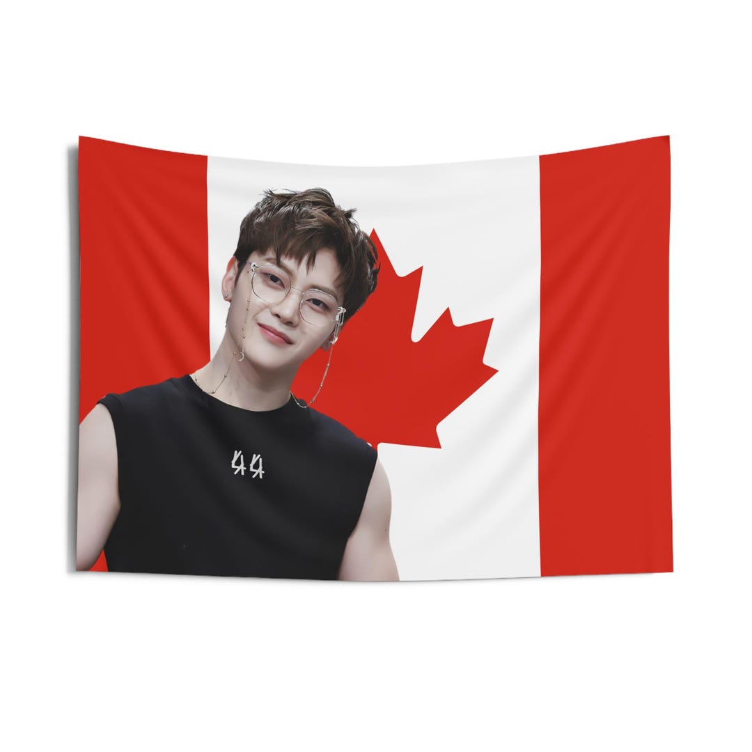 ZB1 Matthew Sleeveless Canadian Flag, Zerobaseone Concert Banner, Zb1 ...