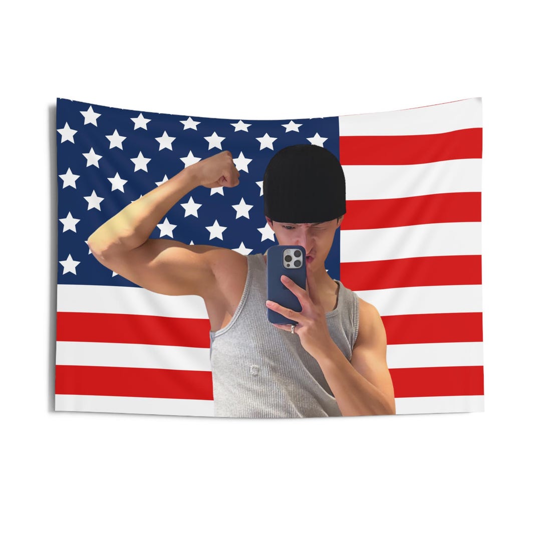 Svt DK Flexing American Flag, Seventeen Concert Banner, Seventeen Kpop ...