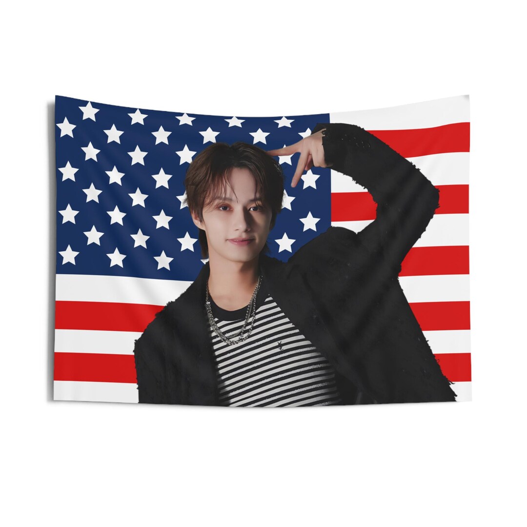 Svt Jun Cute Smile American Flag, Seventeen Concert Banner, Seventeen ...