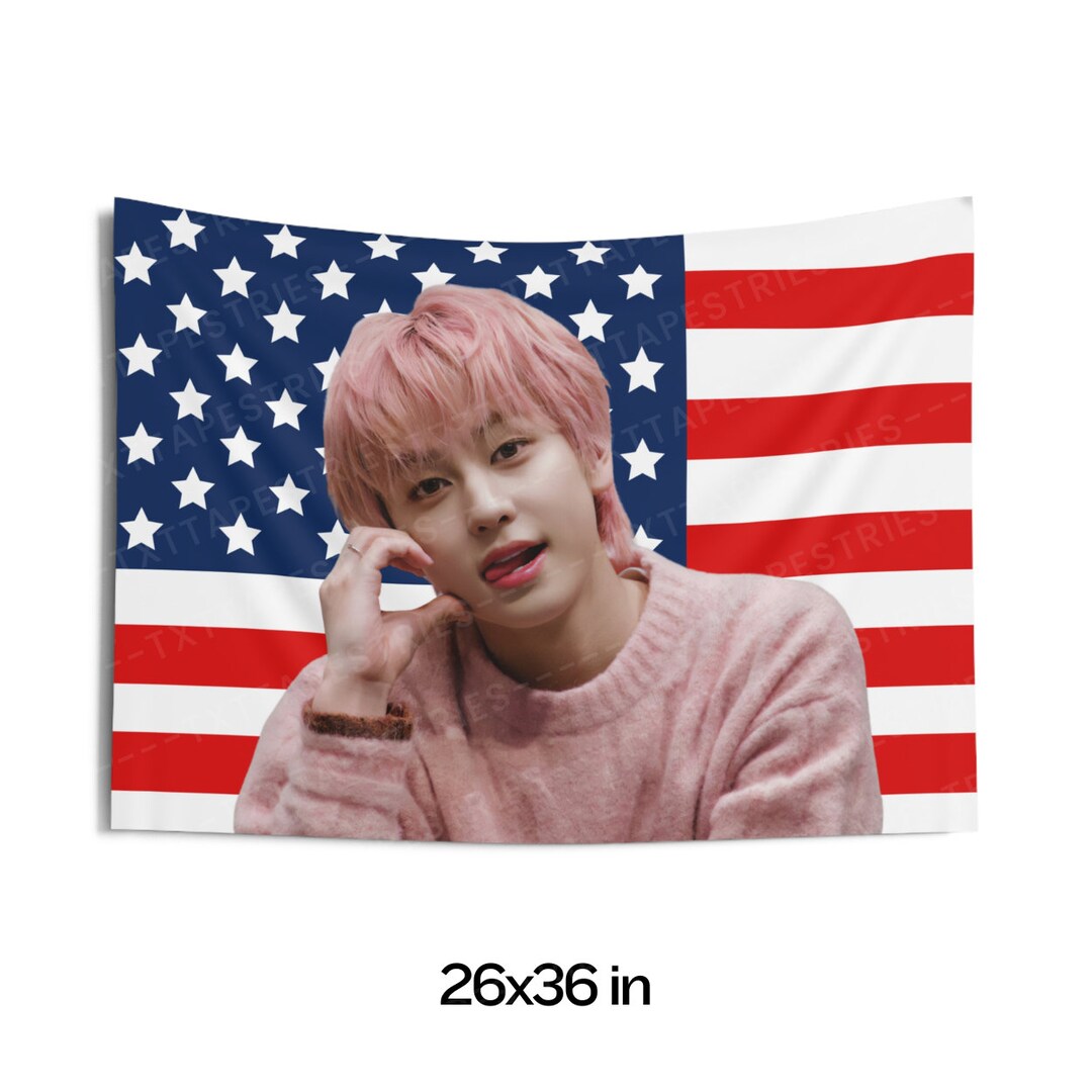 Andteam Taki Pink Hair Flag Banner, Taki American Flag Tapestry, Taki ...