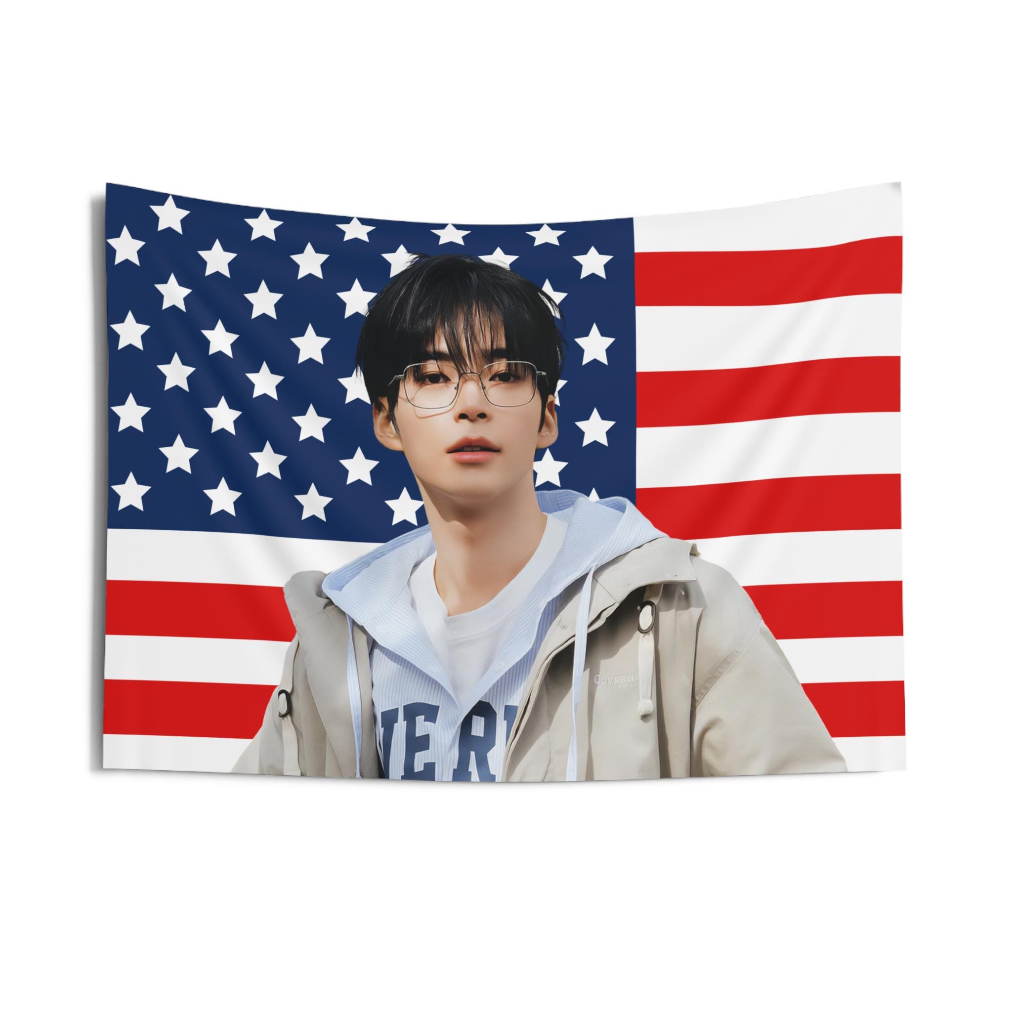 Sung Hanbin Visuals American Flag, Zerobaseone Concert Banner, Zb1 Kpop ...