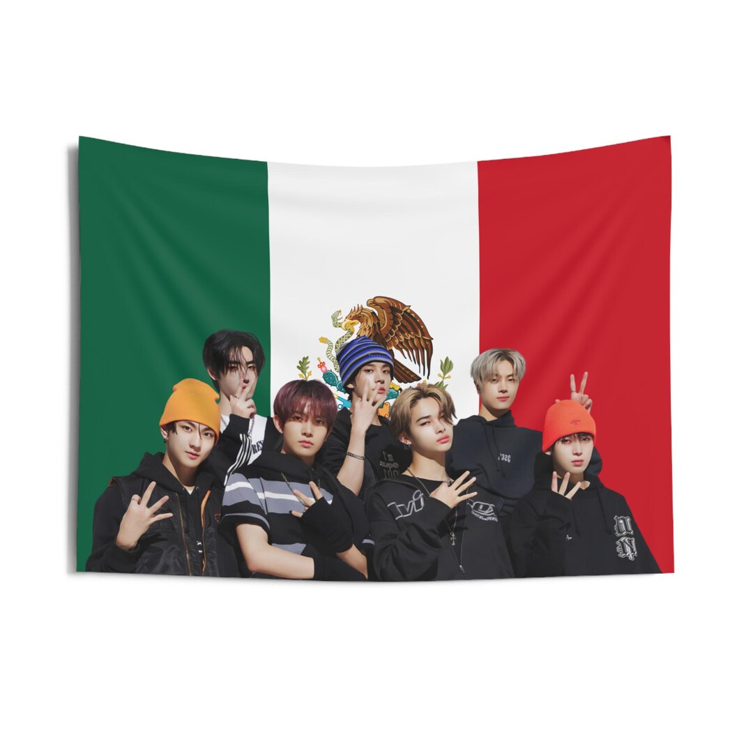 Enha Members Pictorial Mexican Flag, Enha Concert Banner, Enha Kpop ...