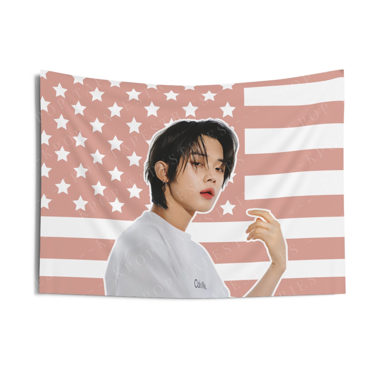 Txt Yeonjun Flag Banner Yeonjun American Flag Tapestry - Etsy