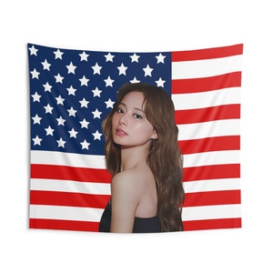 Twice Tzuyu Captivating Visuals Photo Flag Banner, Tzuyu American ...