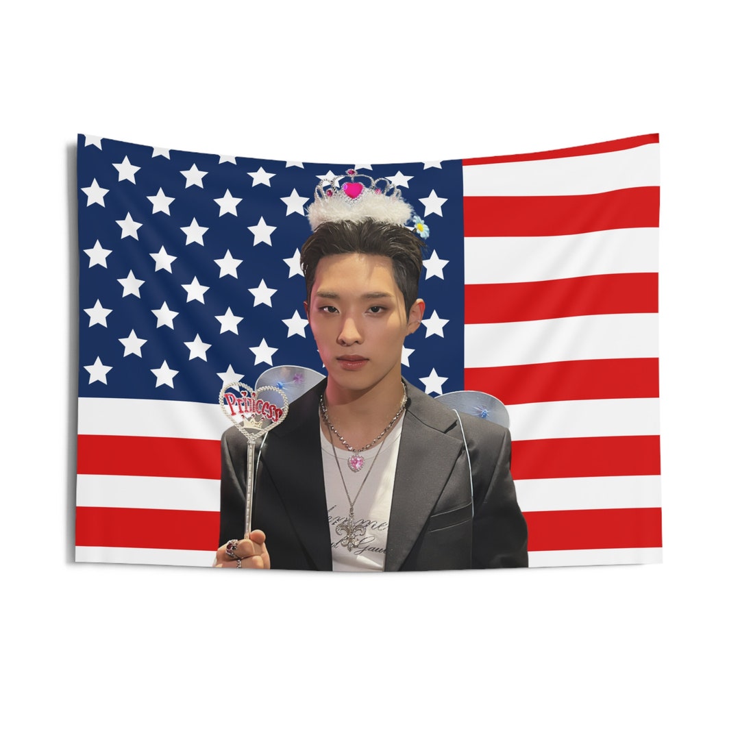 P1harmony Keeho Princess Flag Banner, Keeho American Tapestry, Keeho ...