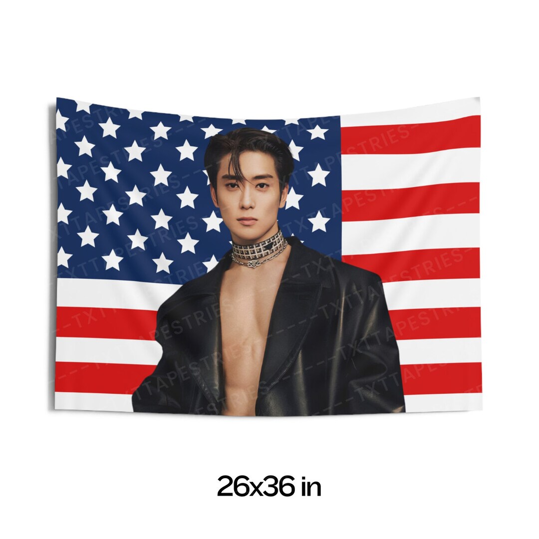 Nct Jaehyun Photoshoot Photo Flag Banner, Jaehyun American Tapestry ...