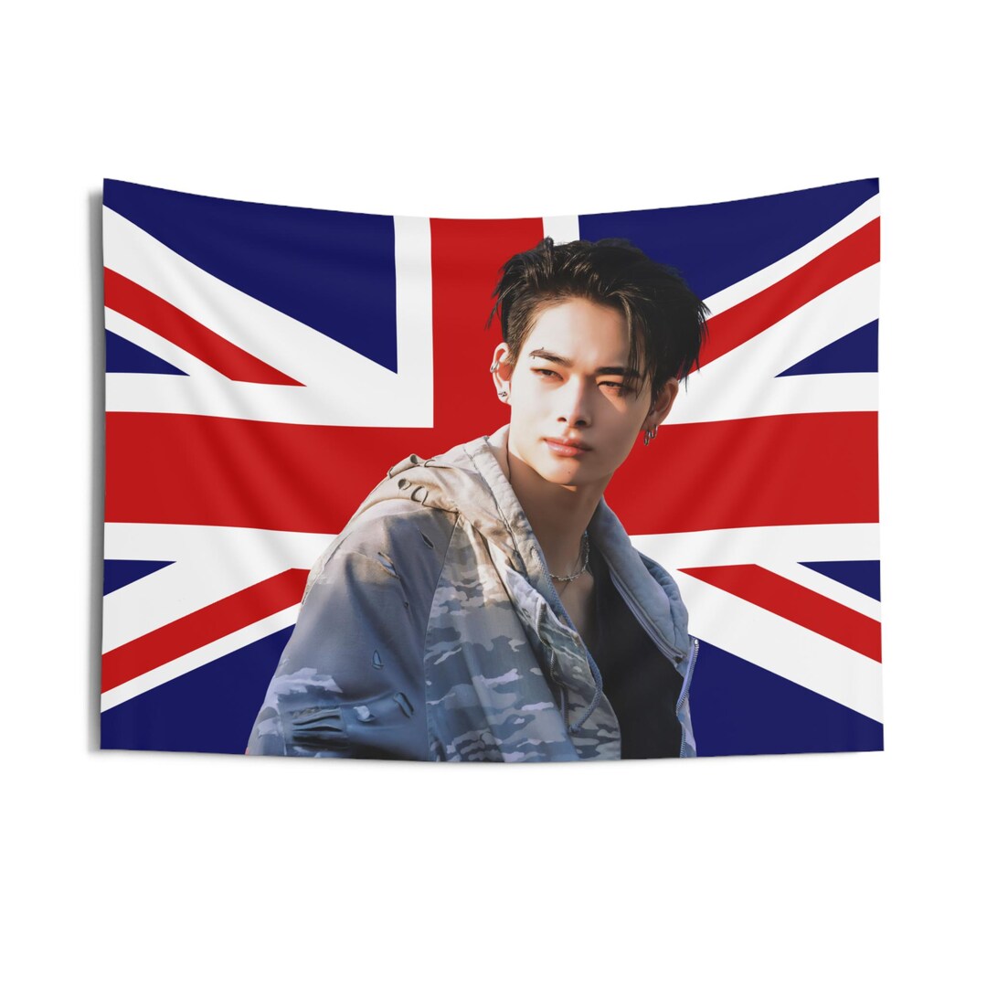 Enhypen Niki Stunning Photo UK Flag, Enhypen Concert Banner, Enhypen ...