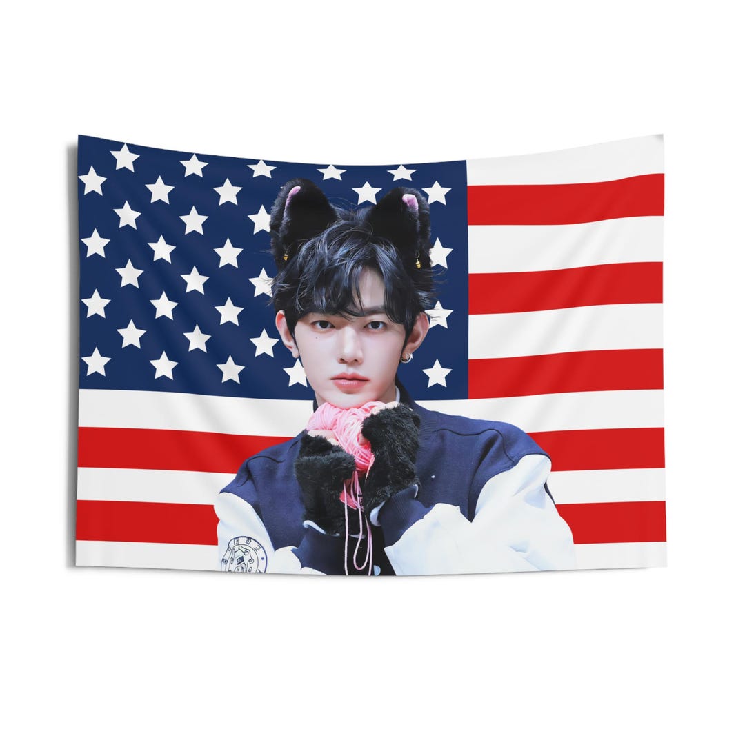 Zhang Hao Cat Ears American Flag, Zerobaseone Concert Banner, Zb1 Kpop ...