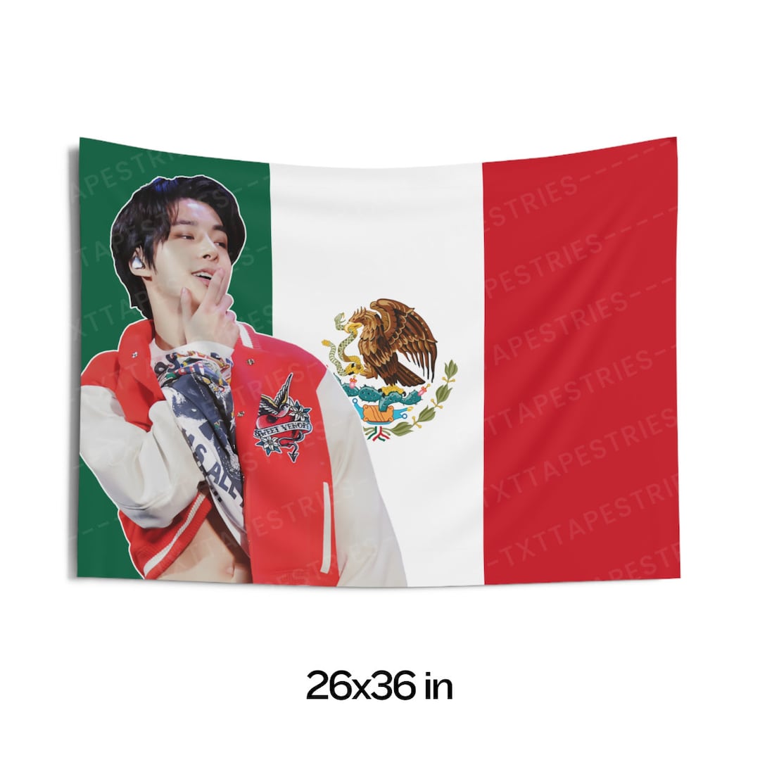 Enhypen Jake Abs Photo Flag Banner, Jake Mexican Flag Tapestry, Jake ...