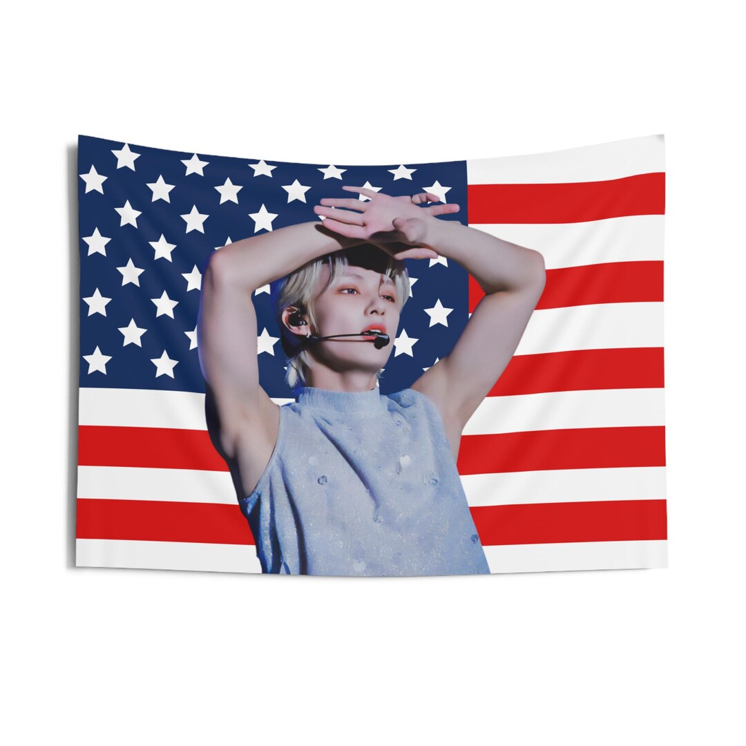 Seventeen Jun Biceps American Flag, Seventeen Concert Banner, Seventeen ...