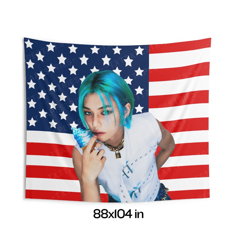 Stray Kids Felix Star Concept Photo Flag Banner, Felix American ...