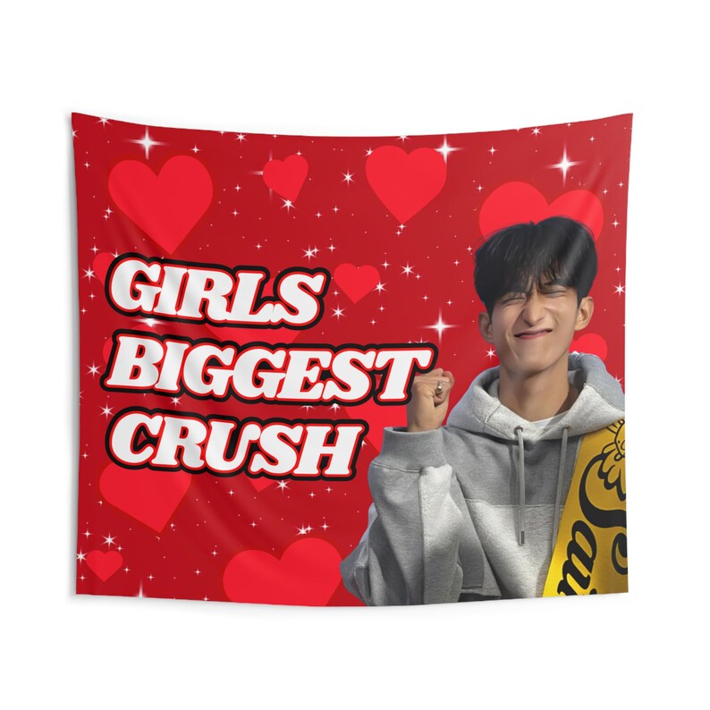 Svt DK Cute Girls Biggest Crush Flag, Seventeen Concert Banner ...