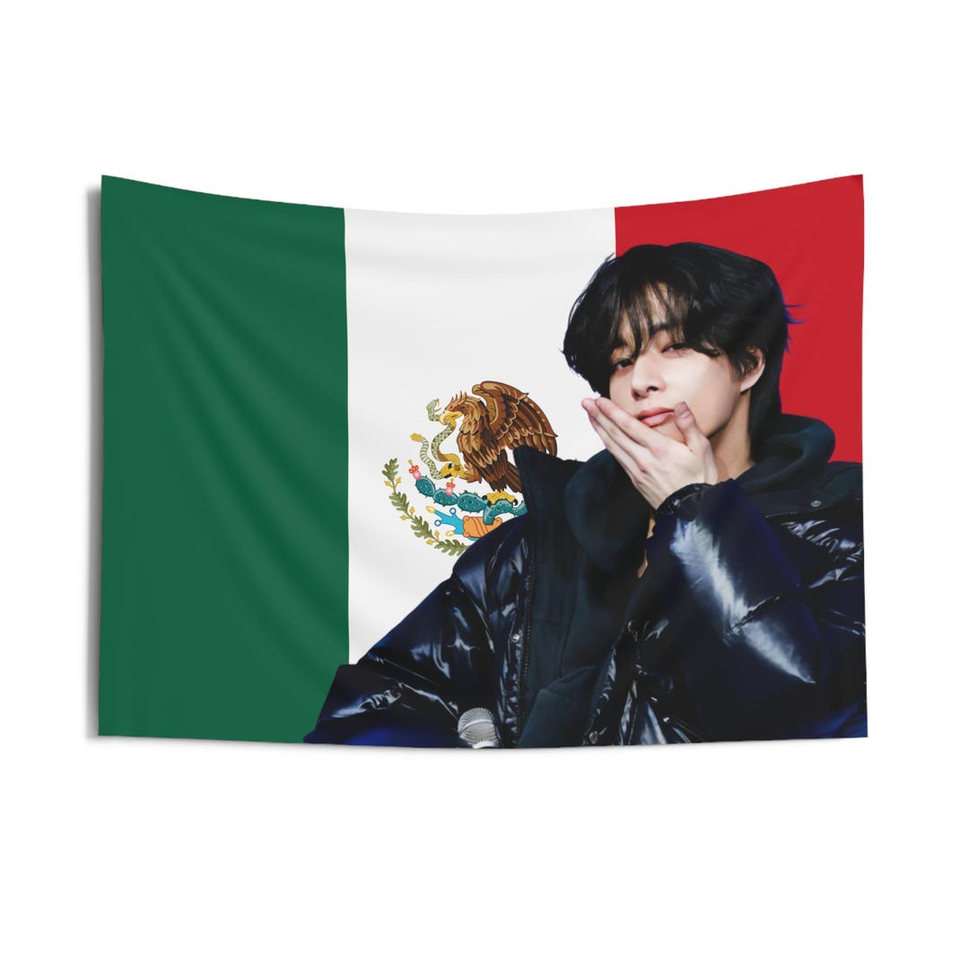 Enha Jake Serving Face Card Mexican Flag, Enha Concert Banner, Enha ...