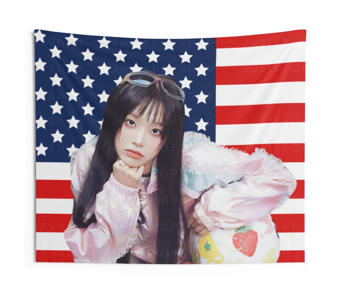Loona Chuu Strawberry Rush Concept Photo American Flag, Chuu American ...
