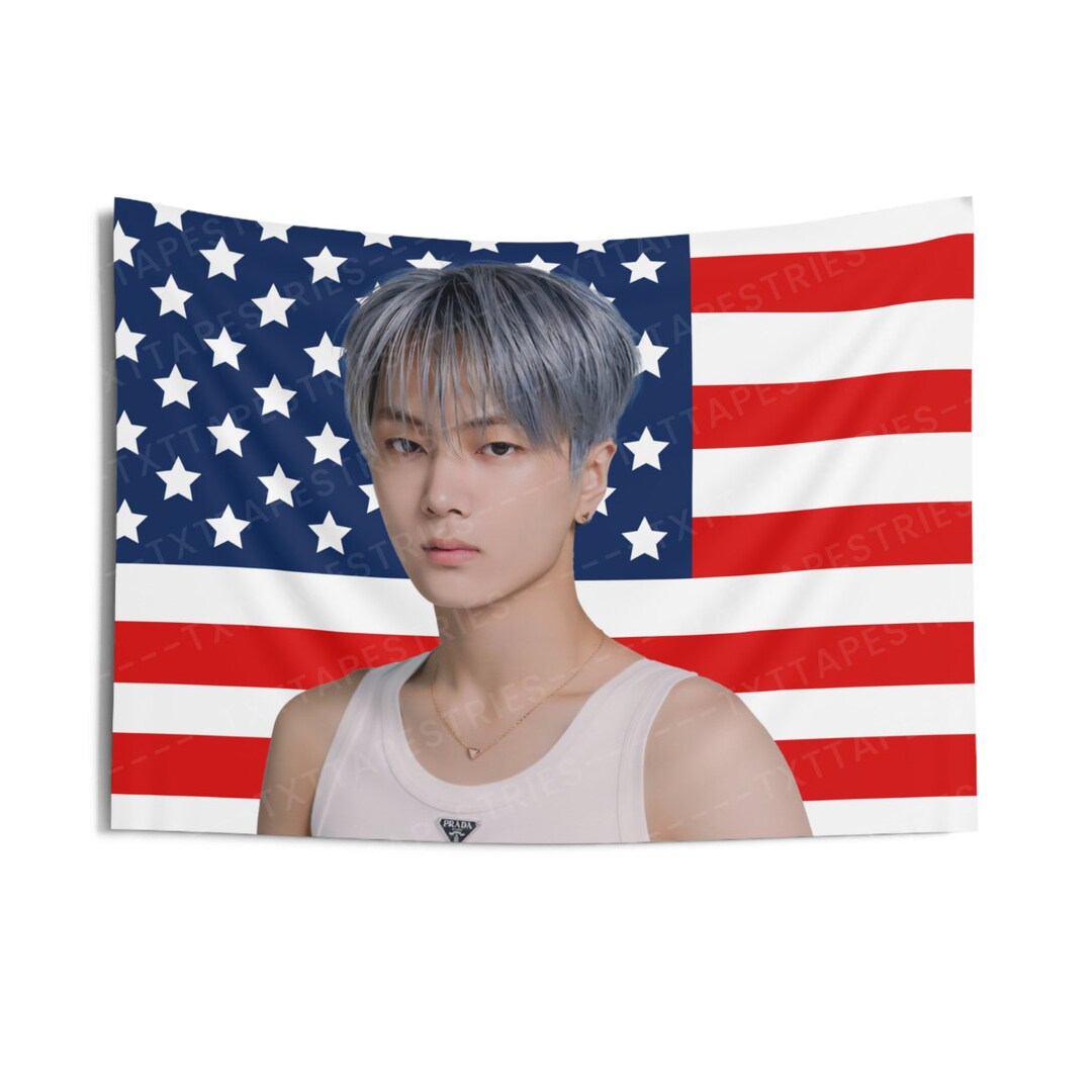 Enha Jay Tank Top Photoshoot American Flag, Enha Concert Banner, Enha ...
