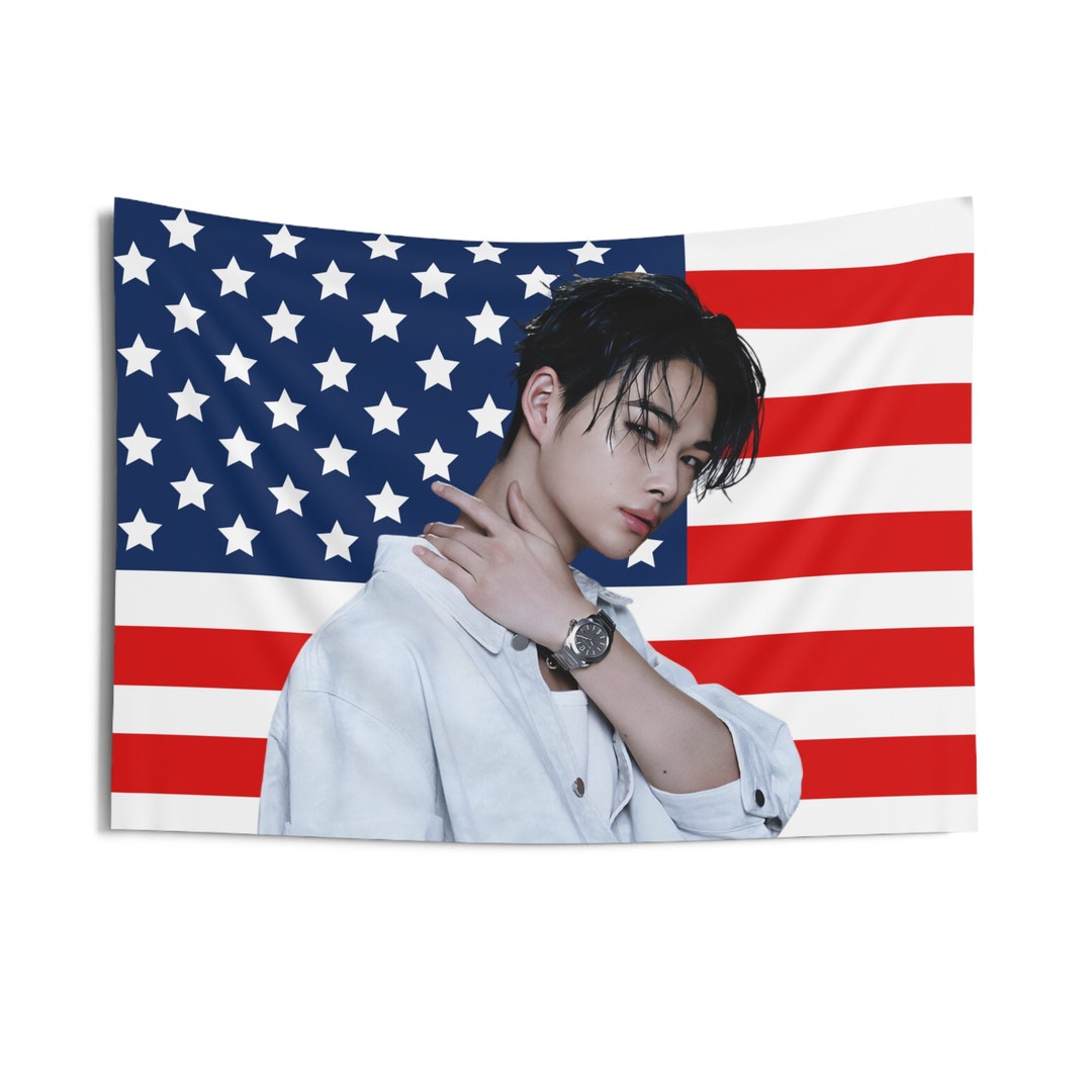 Enhypen Niki Breathtaking Visuals Photo Flag Banner, Niki American ...