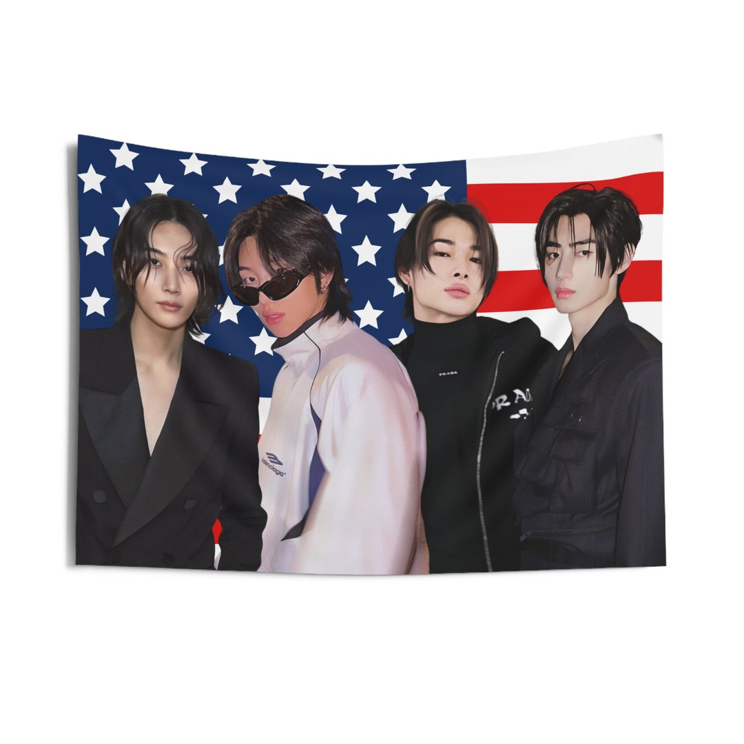 Jeonghan Minghao Niki and Sunghoon Flag Banner, Jeonghan Minghao Niki ...