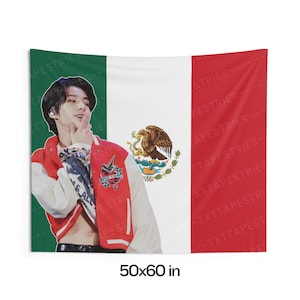 Enhypen Jake Abs Photo Flag Banner, Jake Mexican Flag Tapestry, Jake ...