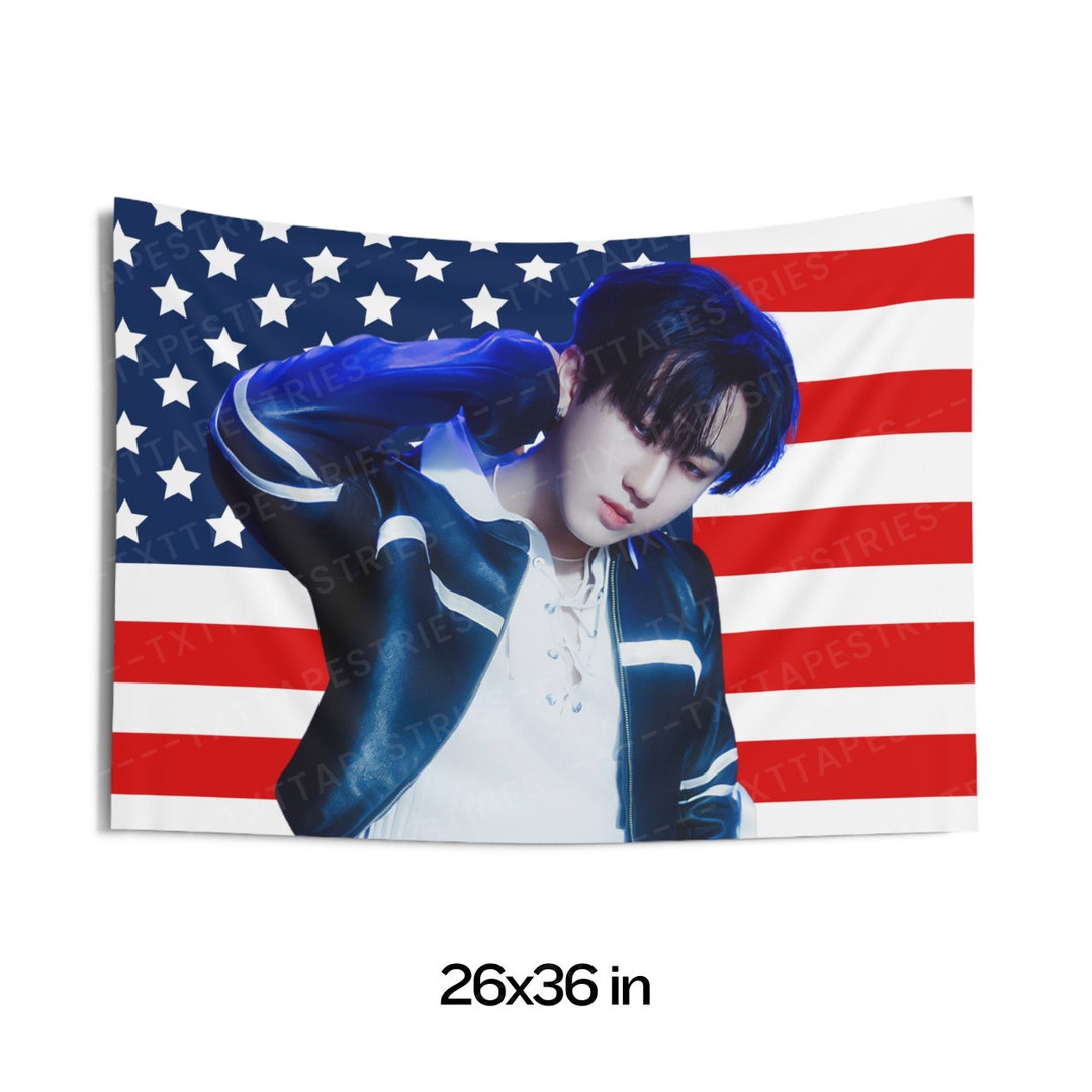 Stray Kids Changbin Stunning Visuals Flag Banner, Changbin American ...